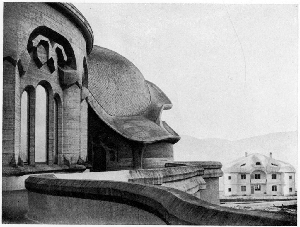 Exterior photos of Rudolf Steiner's First Goetheanum