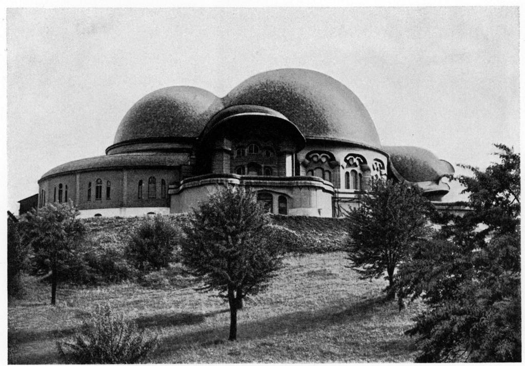 Exterior photos of Rudolf Steiner's First Goetheanum