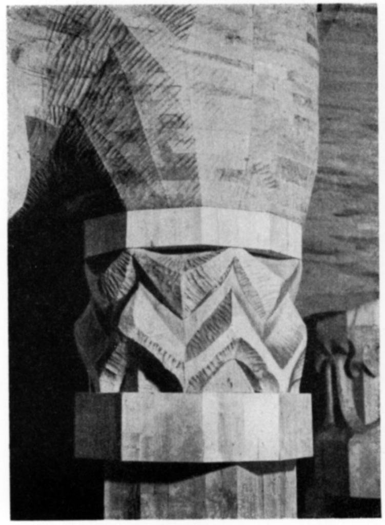 Interior photos of Rudolf Steiner's First Goetheanum