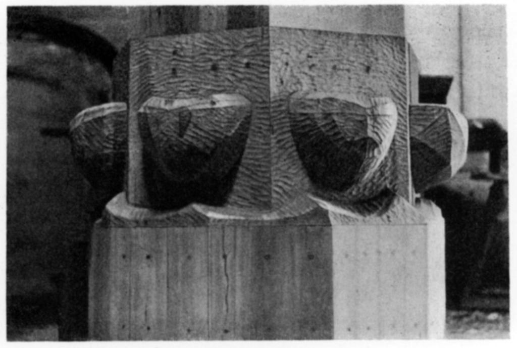 Interior photos of Rudolf Steiner's First Goetheanum