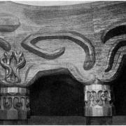 Interior photos of Rudolf Steiner's First Goetheanum